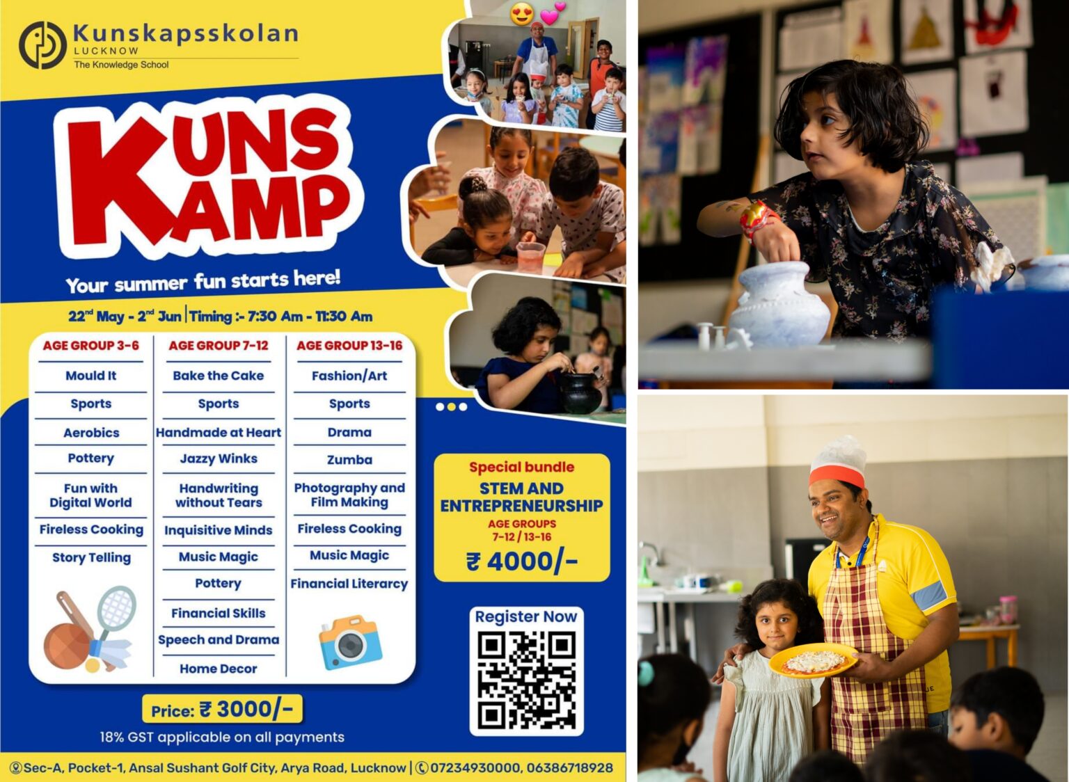KUNSKAPSSKOLAN IS BACK WITH THE COOLEST KIDS CAMP IN LUCKNOW – Now Lucknow